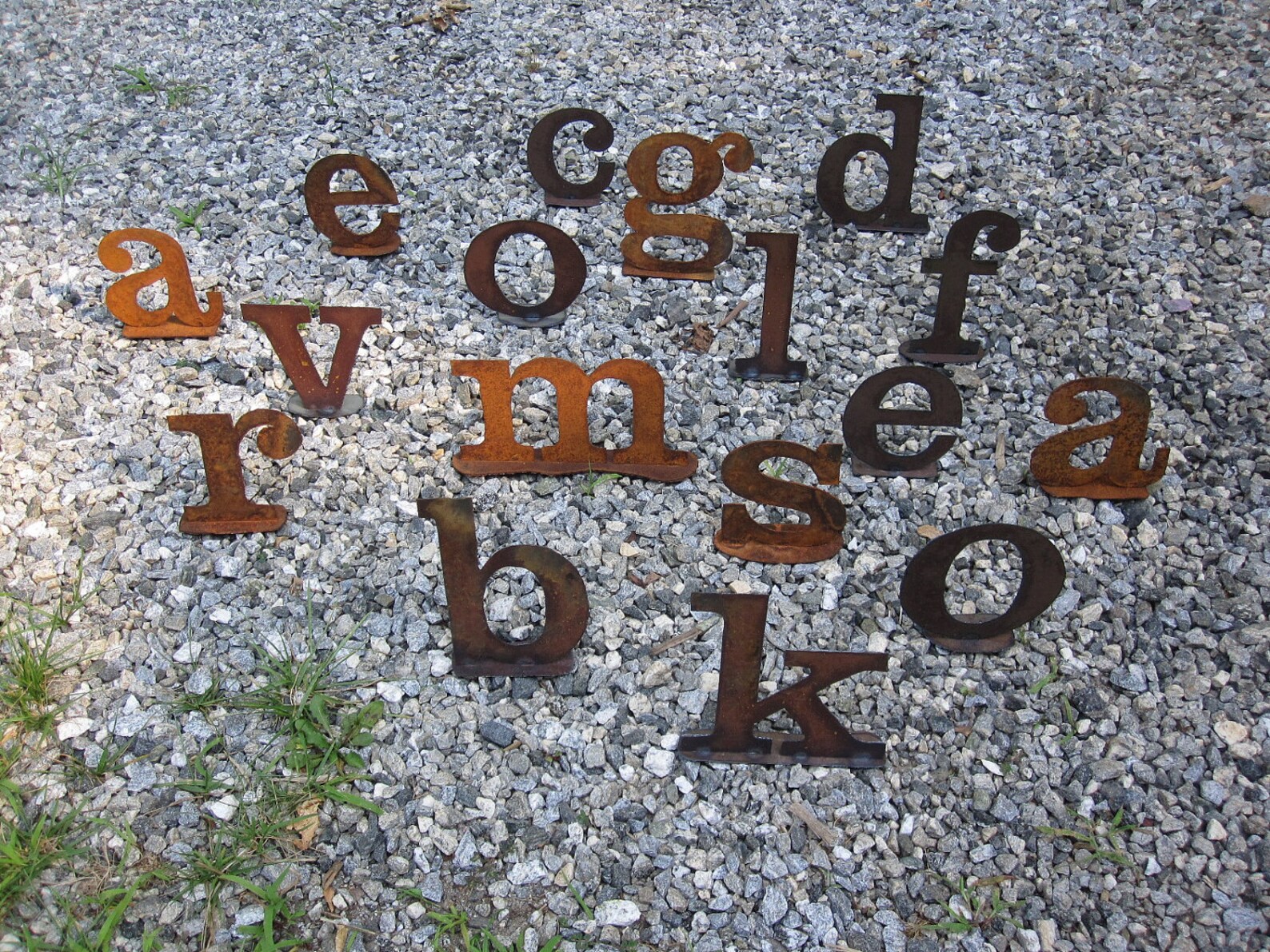 Lowercase Metal Letter "k" on Stand - Etsy