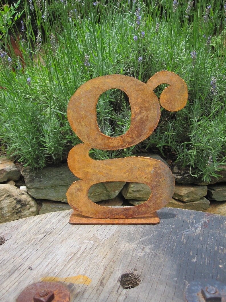 Lowercase Metal Letter g on Stand - Etsy
