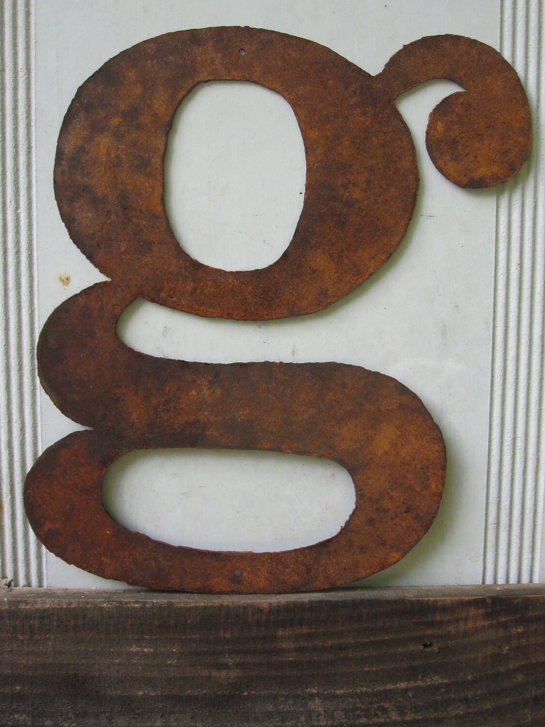 Lowercase Metal Letter g From Screaming Horse Iron | Etsy