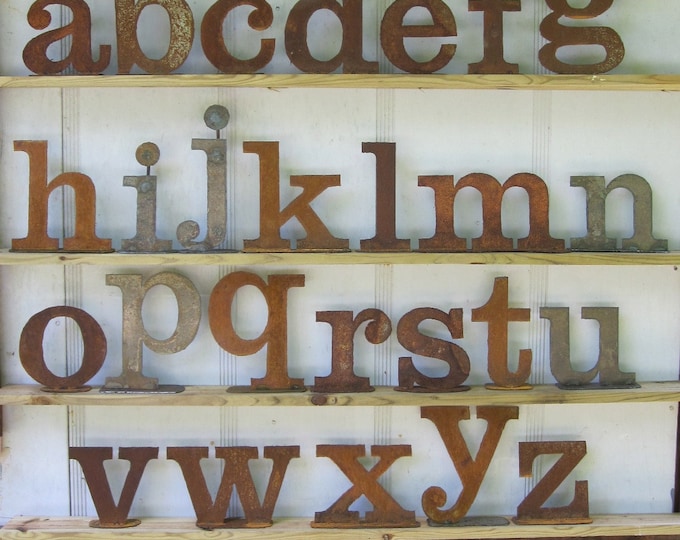 One Lowercase Metal Letter, Your Choice A-z From Screaming Horse Iron ...