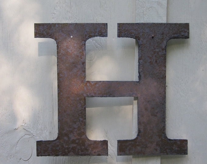 Metal Letter h - Etsy