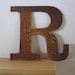 Metal Letter "r" - Etsy