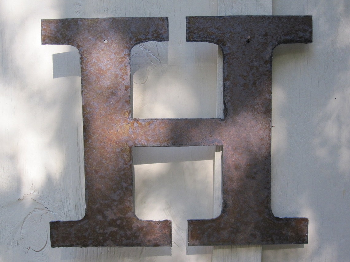 Metal Letter "h" - Etsy