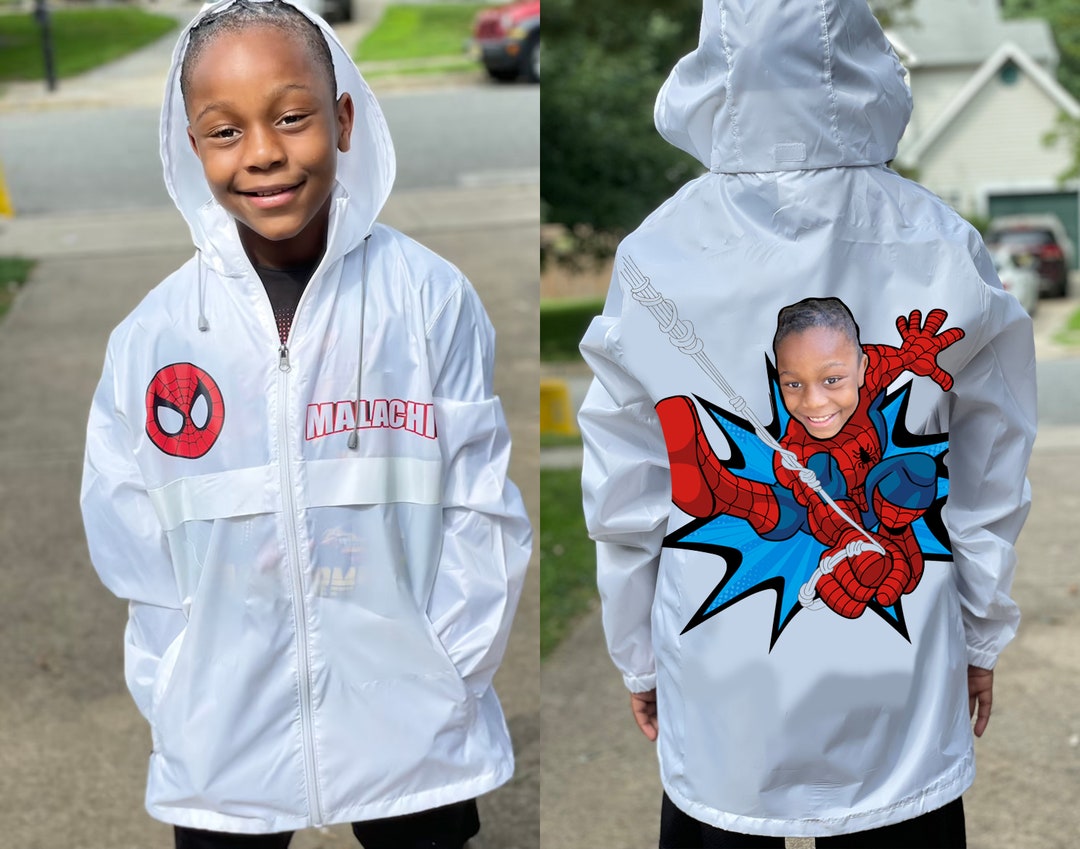Custom Youth Superhero Windbreaker - Etsy