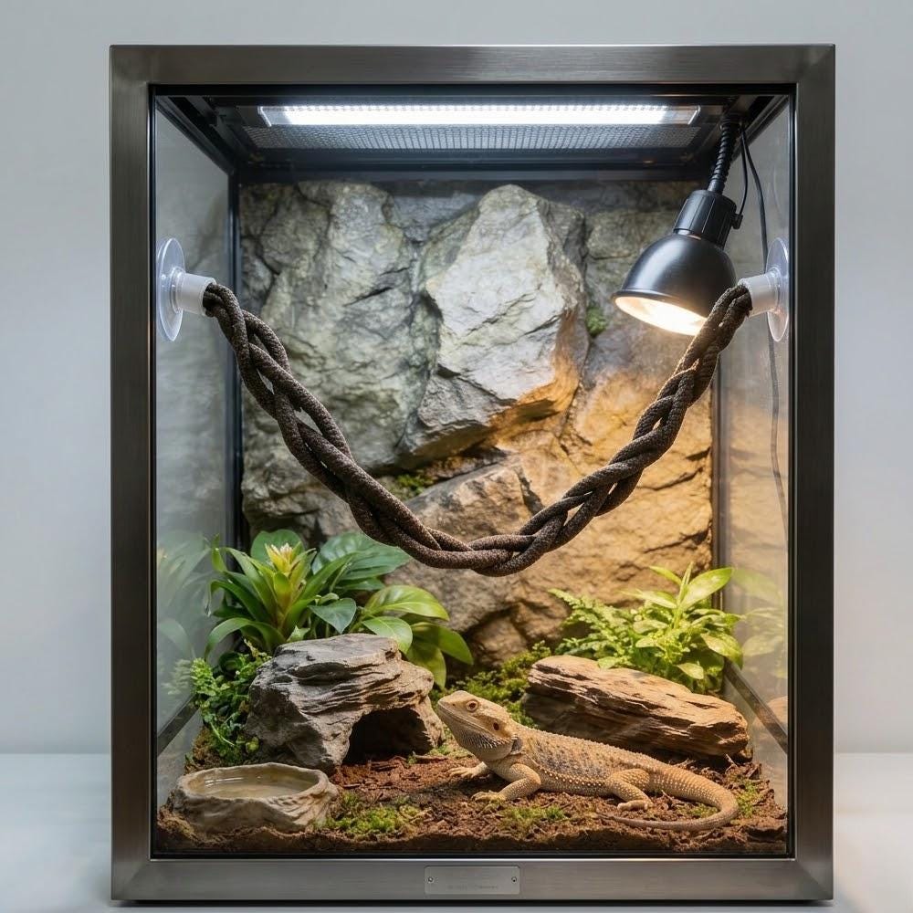 Spiral Snake Climbing Frame, Ball Python Enrichment Gym, Modern ...