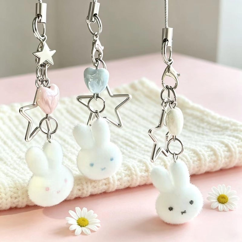Miffy Keychain With Strap - Etsy