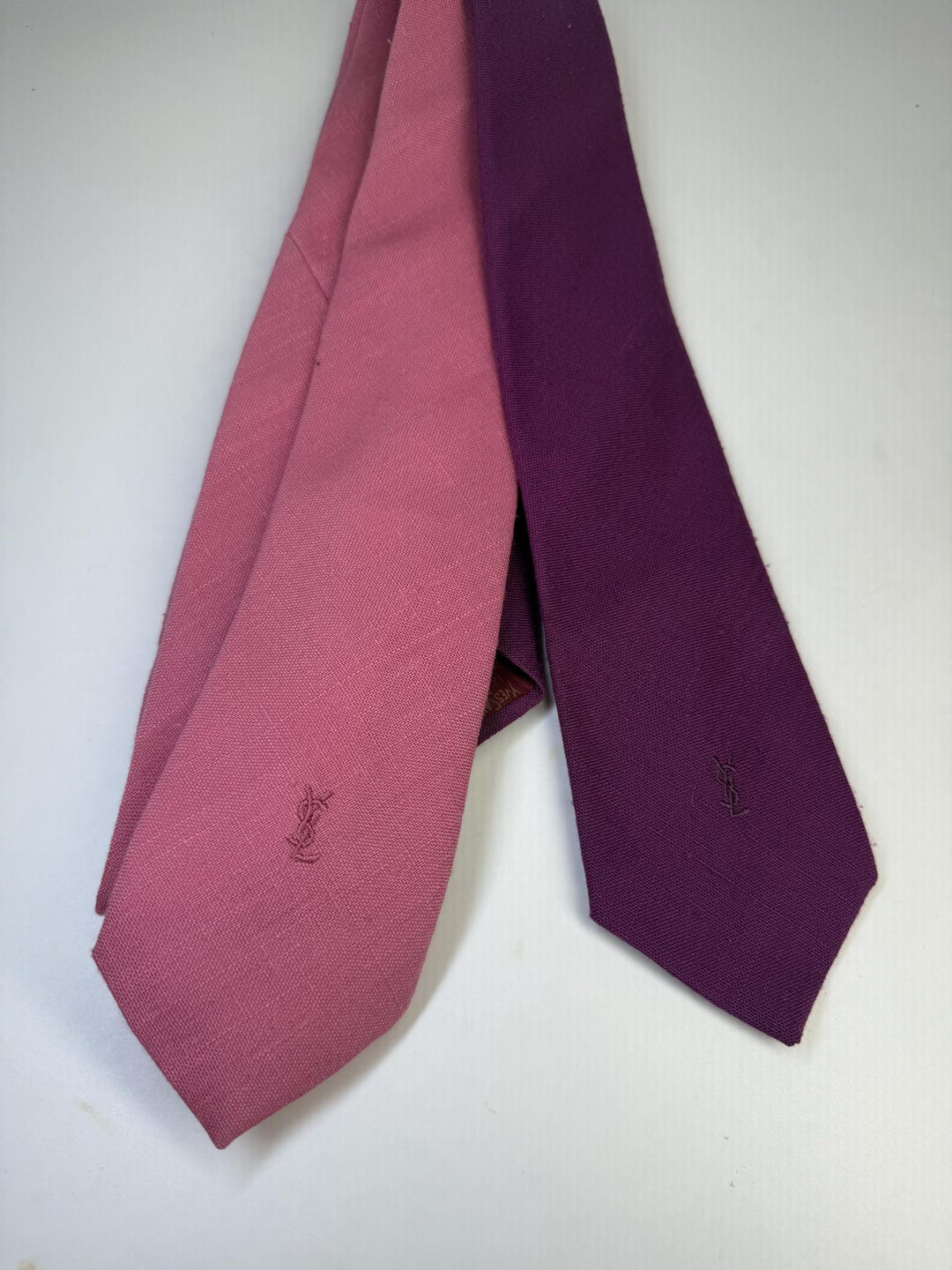 Rayon Blend Slim Ties Set of 2 - Etsy