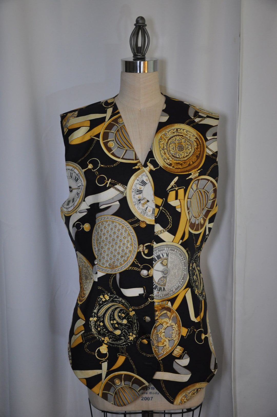 Silk Pocket Watch Vest Size Large - Etsy