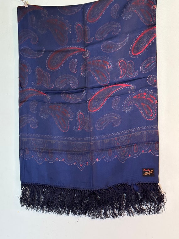 unusual vintage opera scarf - Gem