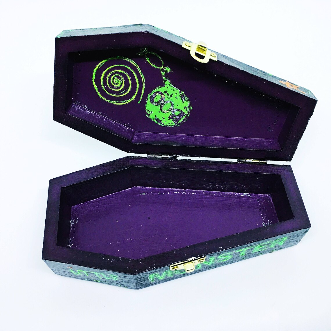 Halloween Coffin Box Halloween Decor Display Box Halloween - Etsy