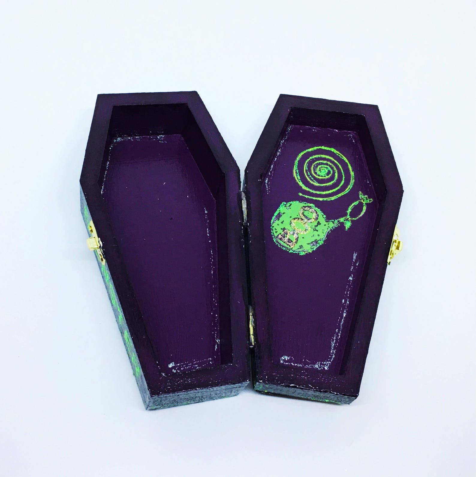 Halloween Coffin Box Halloween Decor Display Box Halloween - Etsy