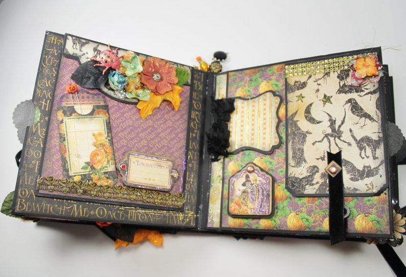 Interactive Halloween Scrapbook, Graphic 45 an Eerie Tale, Halloween ...