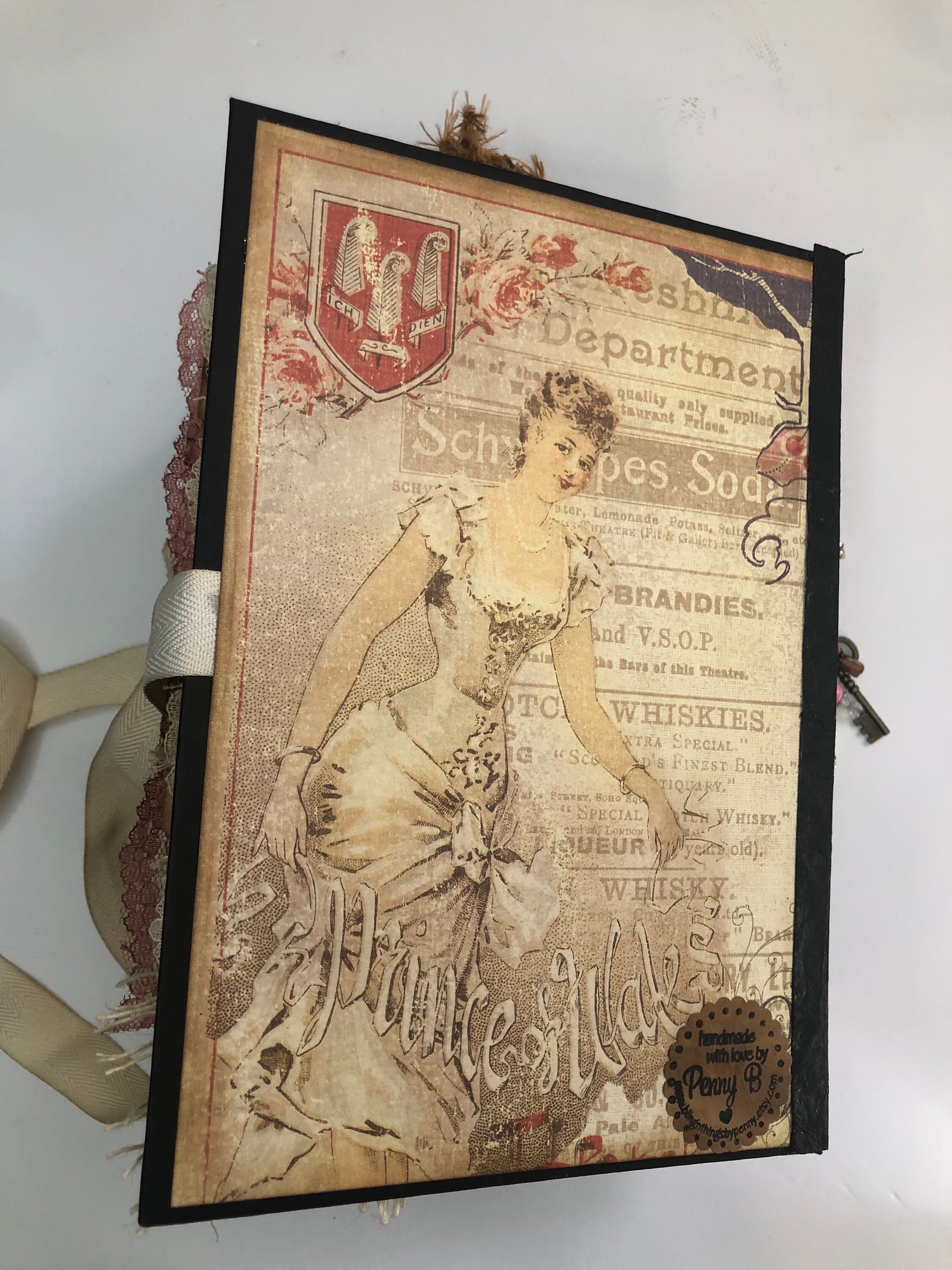 French Style Junk Journal, Retro Junk Journal, Journal, Finished ...