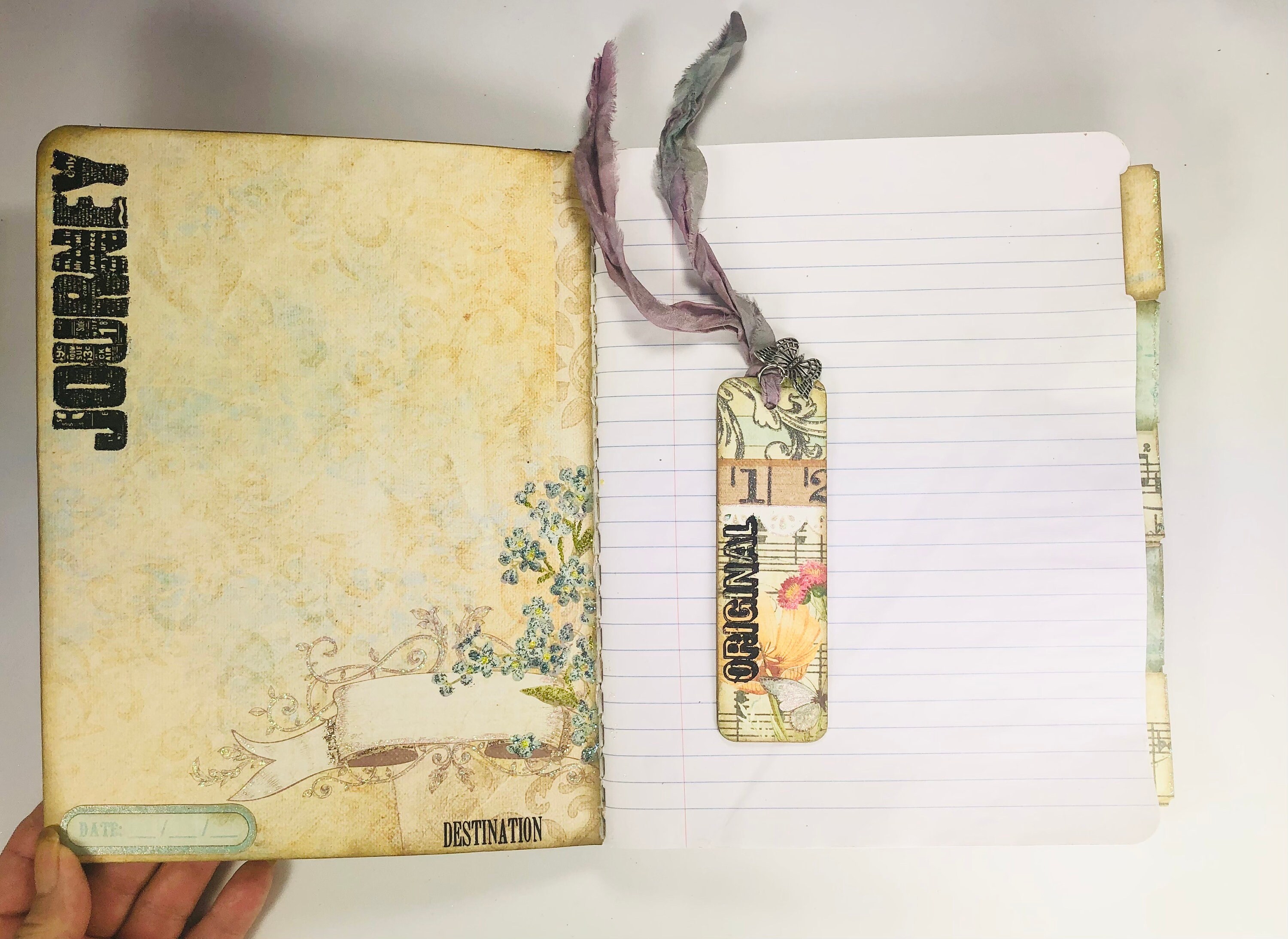 Custom Notebook Altered Notebook Memory Book Diary Personal Journal ...