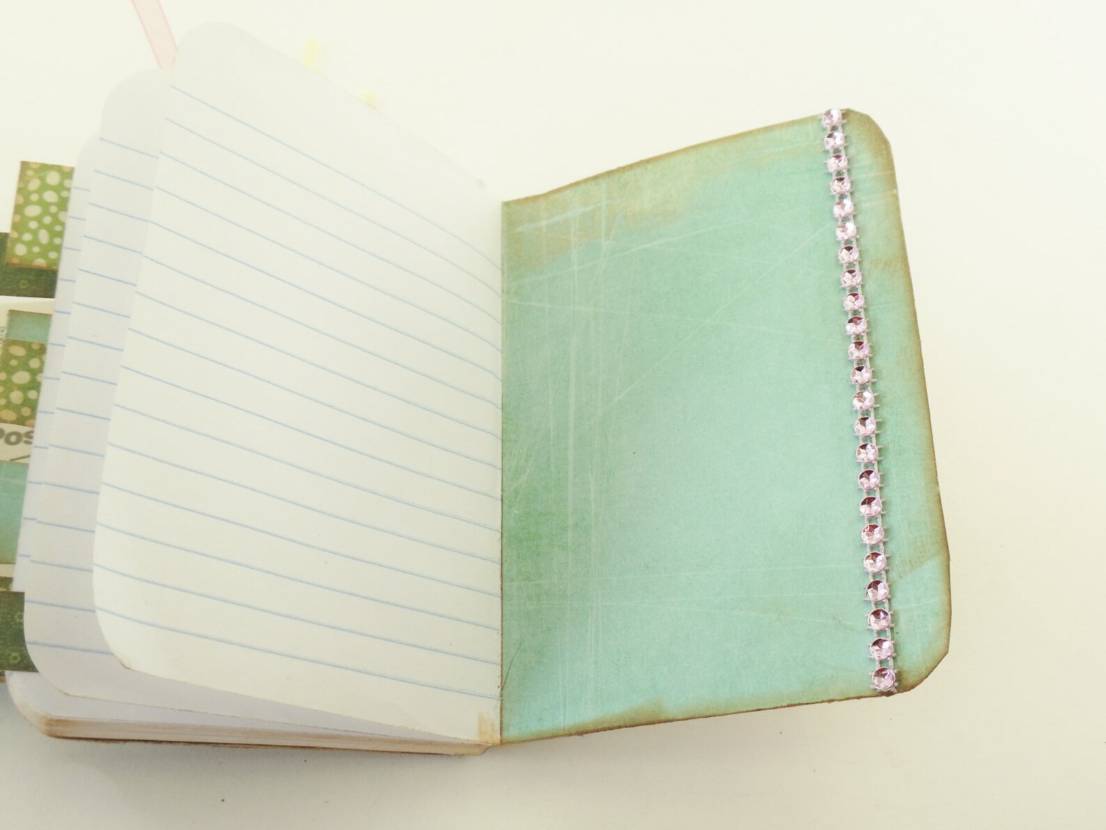 Mini Journal Altered Mini Notebook Notebook Journal - Etsy