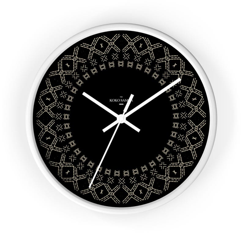 Samoan Malu Wall Clock, Womens Polynesian Tatau Decor, Samoan ...