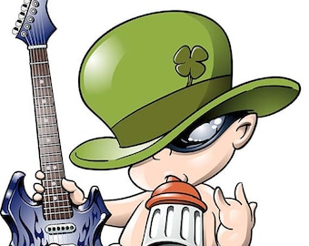 Rockin' baby cool kid cool baby rock and roll baby | Etsy