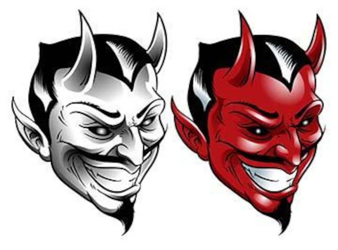 Demon Face Tattoo Designs