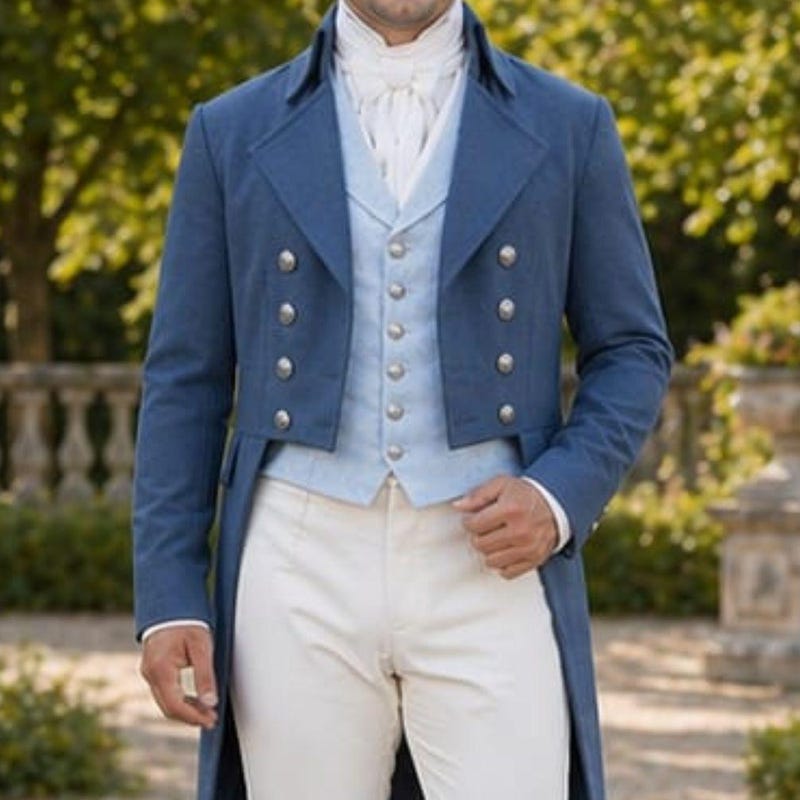 Mens Regency Tail Coat - Etsy