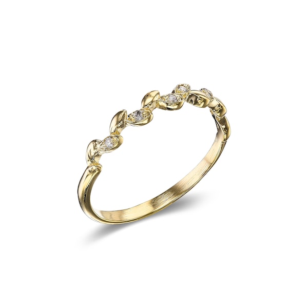 Small Diamond Ring - Etsy