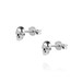 Single 14k Gold Helix / Cartilage / Conch Skull Tiny Stud - Etsy