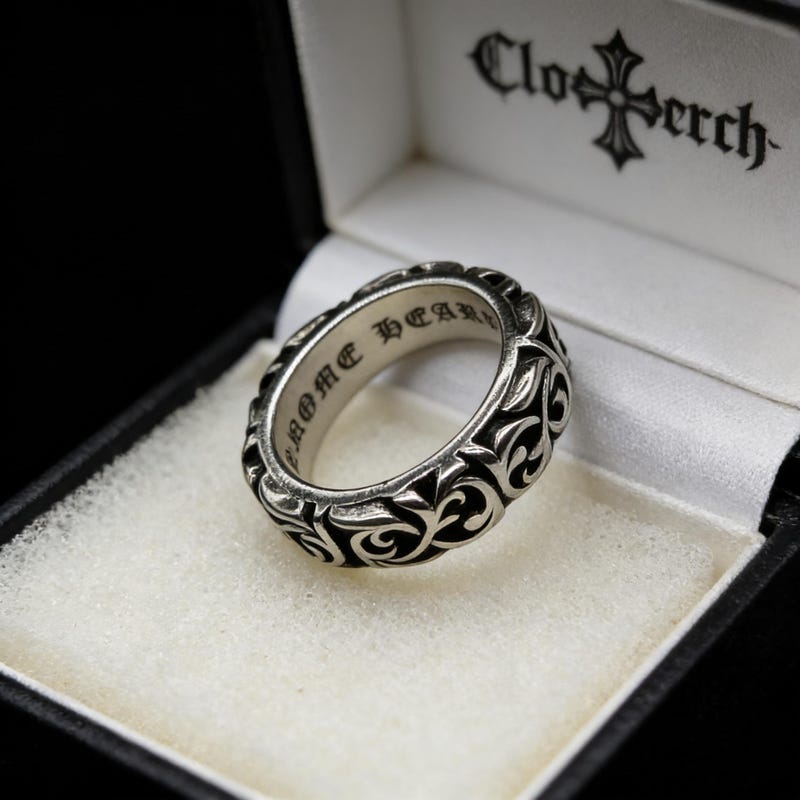 Retro Gothic Punk Ring - Etsy