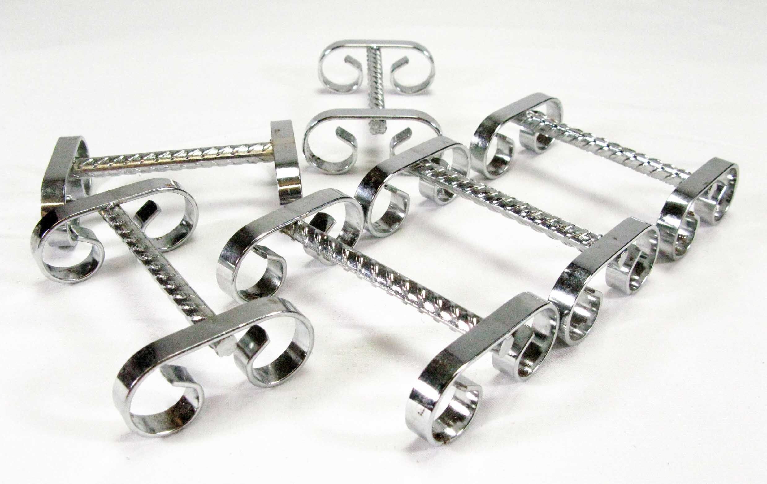 Six French Knife Rests Six Chrome Knife Rests Set of Six - Etsy