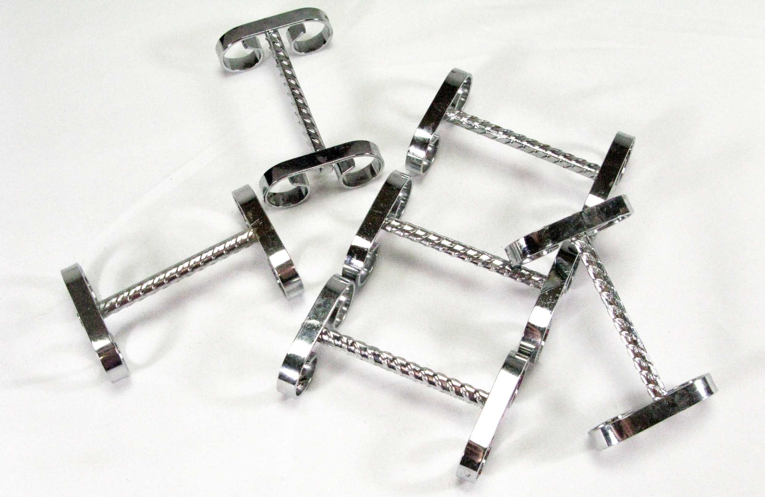 Six French Knife Rests Six Chrome Knife Rests Set of Six - Etsy