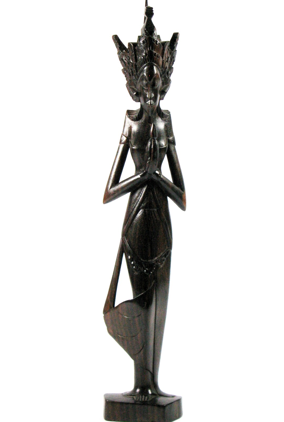 Wooden Thai Dancer Figurine, Wooden Figure, Thai Dance Figure, Thai ...