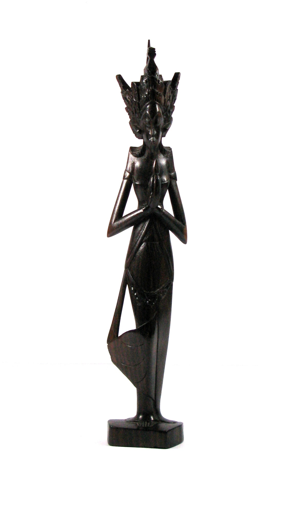 Wooden Thai Dancer Figurine, Wooden Figure, Thai Dance Figure, Thai ...