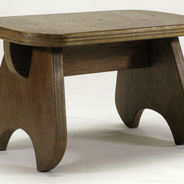 Wooden Footstool - Etsy