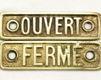 French Door Signs | Etsy