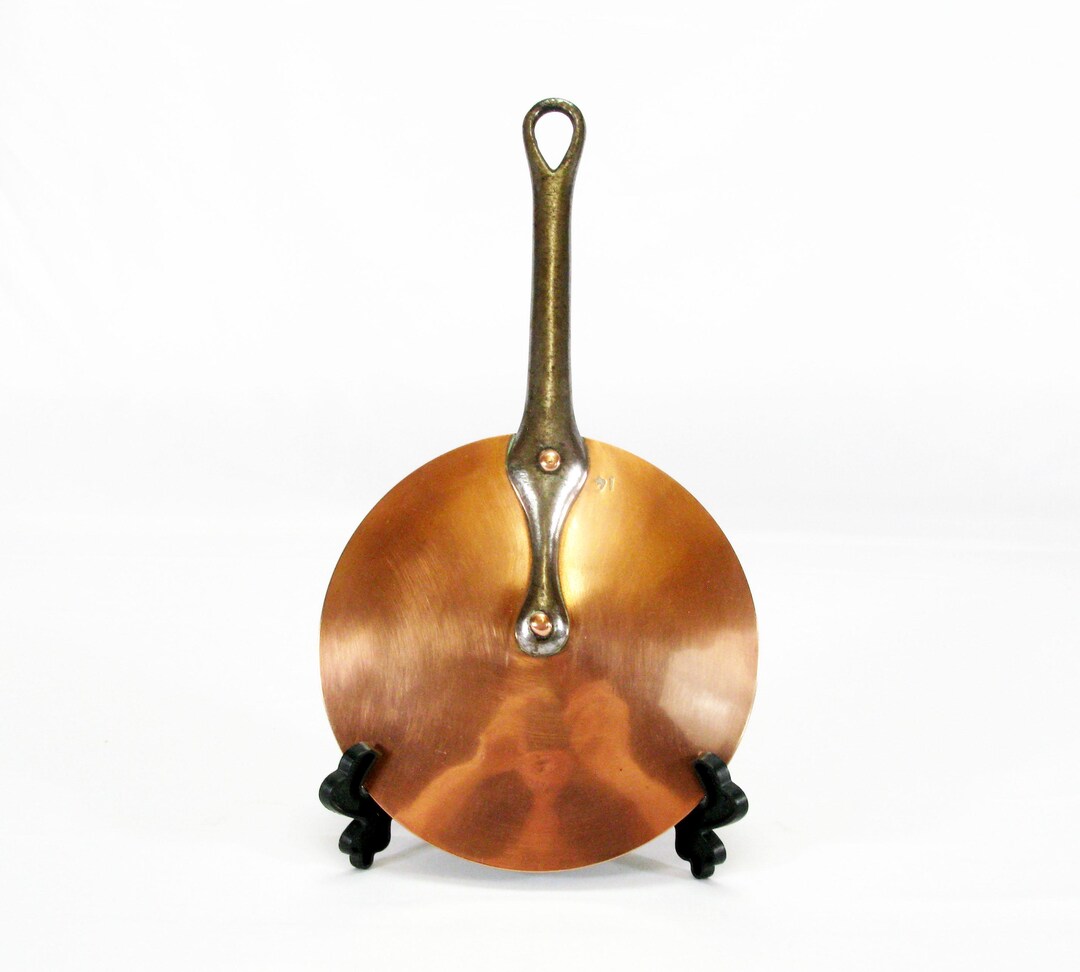 Heavy Antique French Copper Pan Lid, 8" - 20 Cm Copper Pan Lid, Old ...