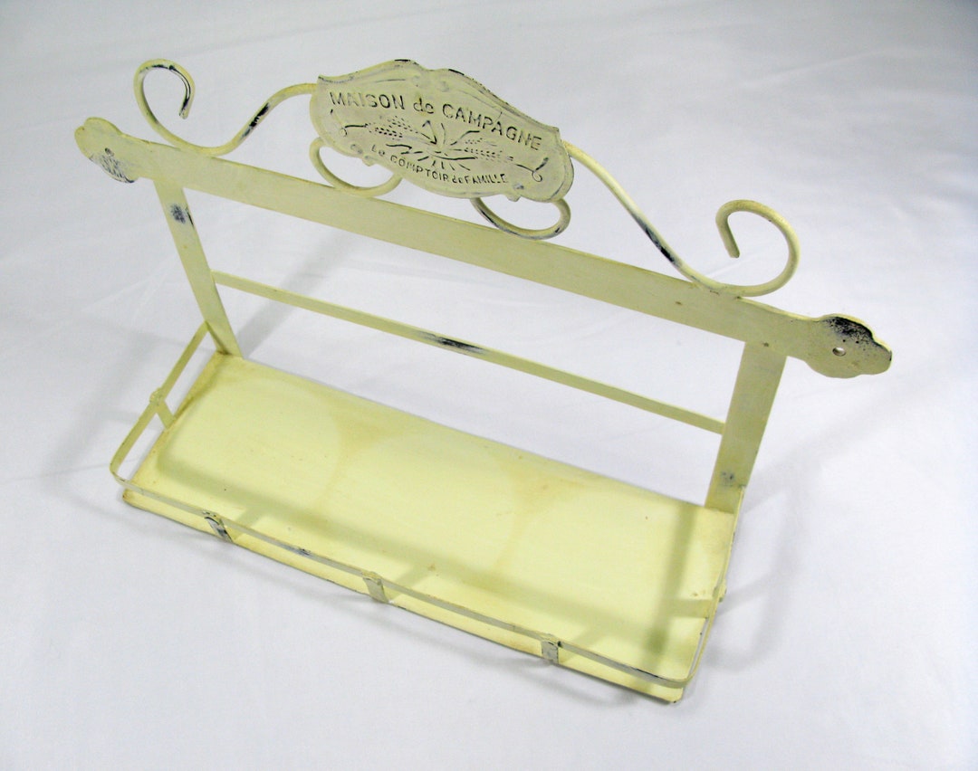 A Vintage Heavy French Enamel Scullery Soap Hanger, French Kitchen ...