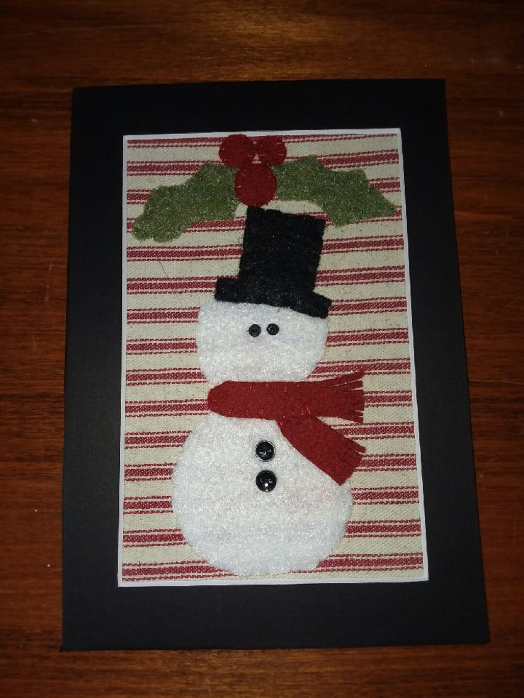 Winter Snowman Mixed Media Art - Etsy
