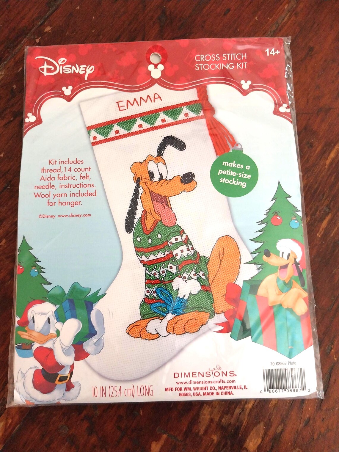 Dimensions - Pluto Counted Cross Stitch Stocking Kit - Etsy
