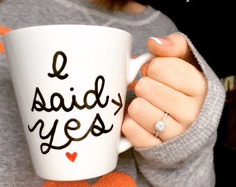 I Said Yes Mug | Etsy