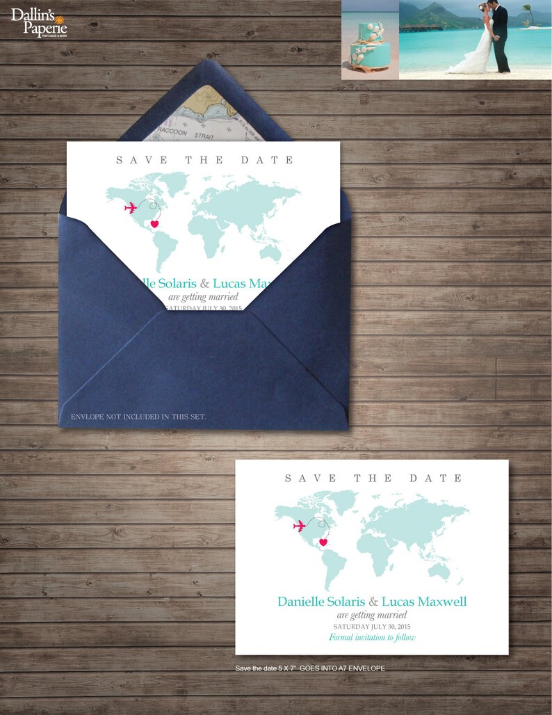 Destination Wedding Invitation Printables Beach Wedding Map - Etsy