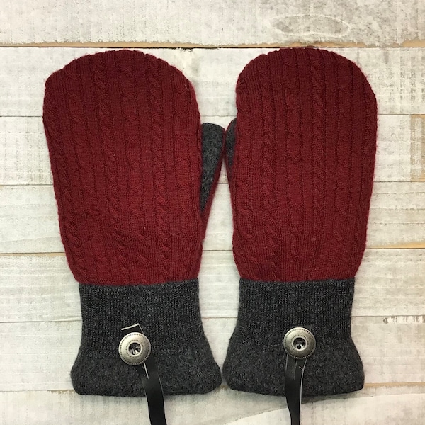 Red Mittens - Etsy