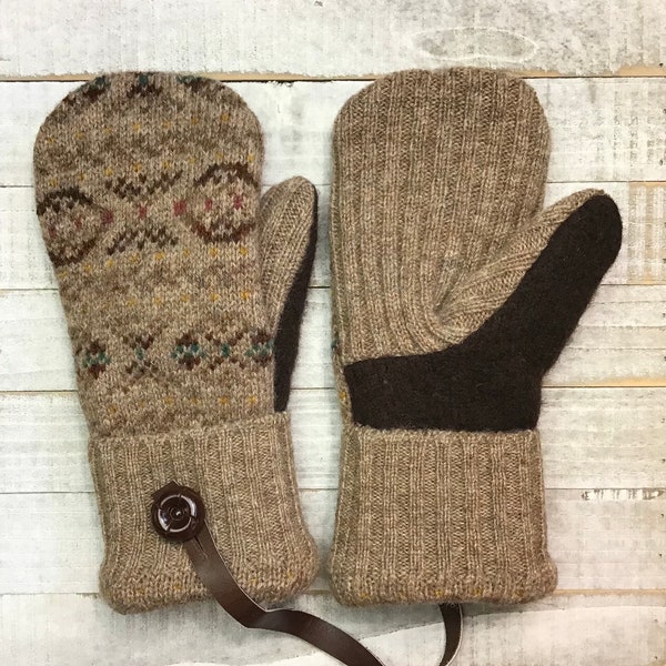 Wool Sweater Mittens - Etsy