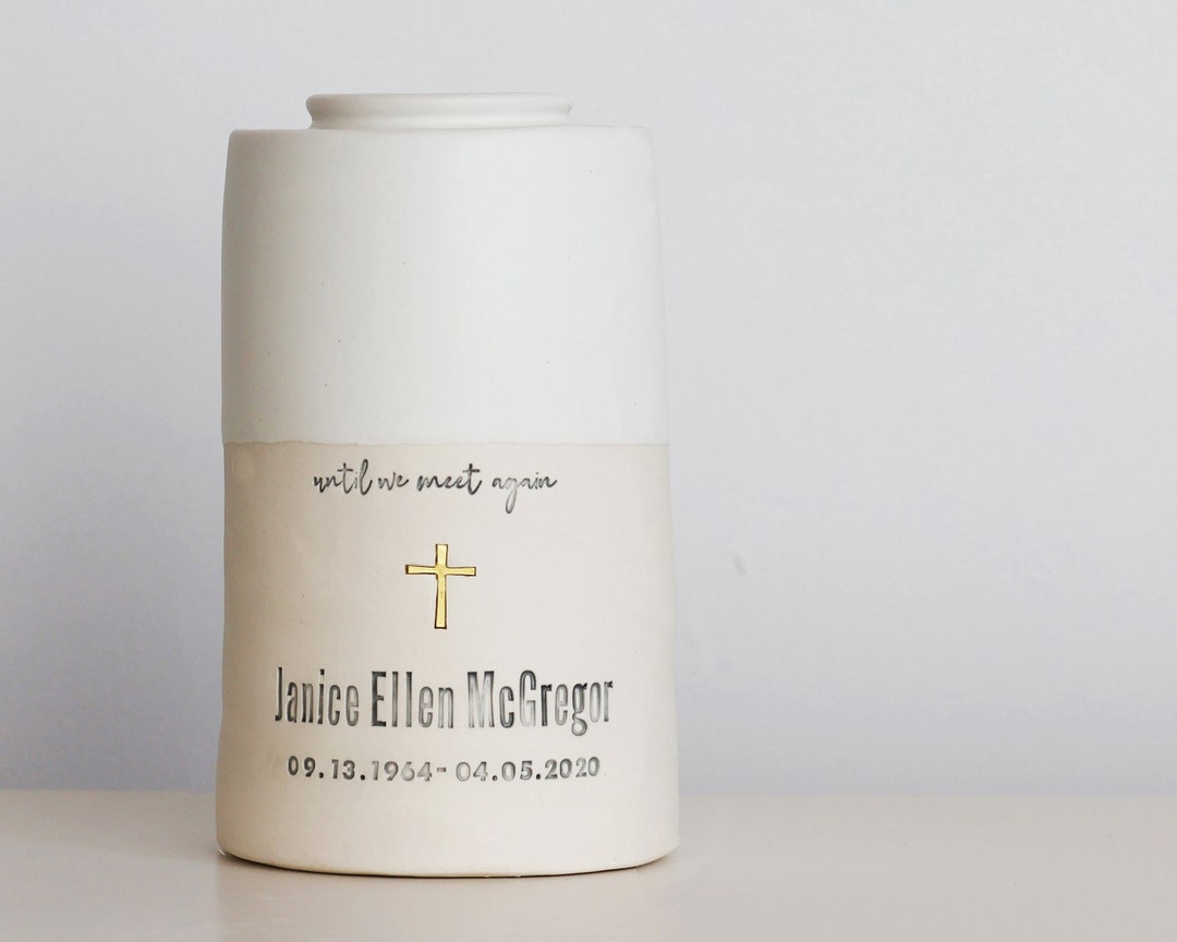 Largest Urns, Tapered Shape Shown. Personalized Urn for Human Ashes ...