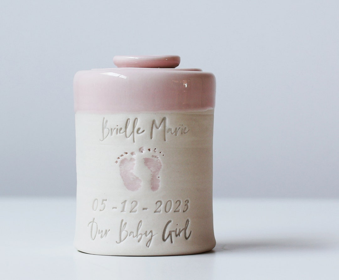 Custom Infant Urn. Baby Girl Urn. Stillborn Urn for Ashes - Etsy