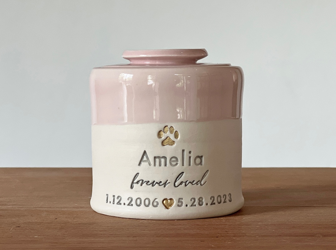 Custom Pet Urn. Personalized Urn for Ashes. Dog Urn or Cat Urn. Made by ...