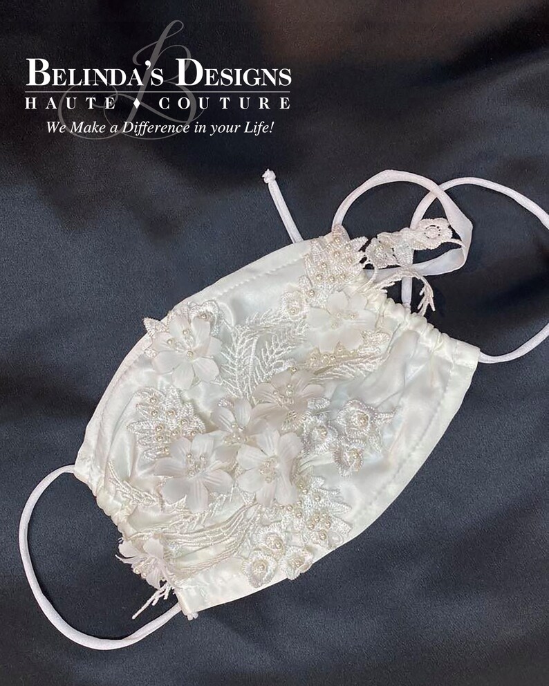 Bridal Face Masks - Reusable Face Coverings - Luxury Fashion Couture - Etsy