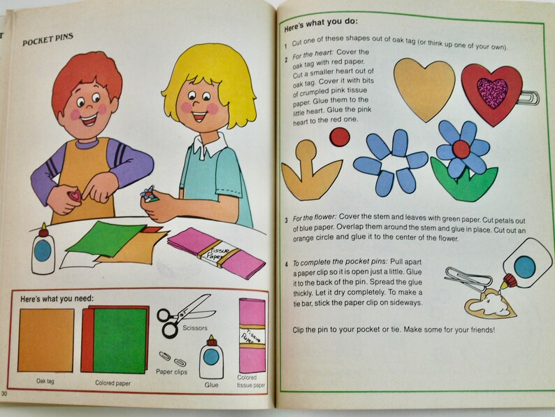 Fun With Paper Robyn Supraner Renzo Barto 1981 vintage arts | Etsy