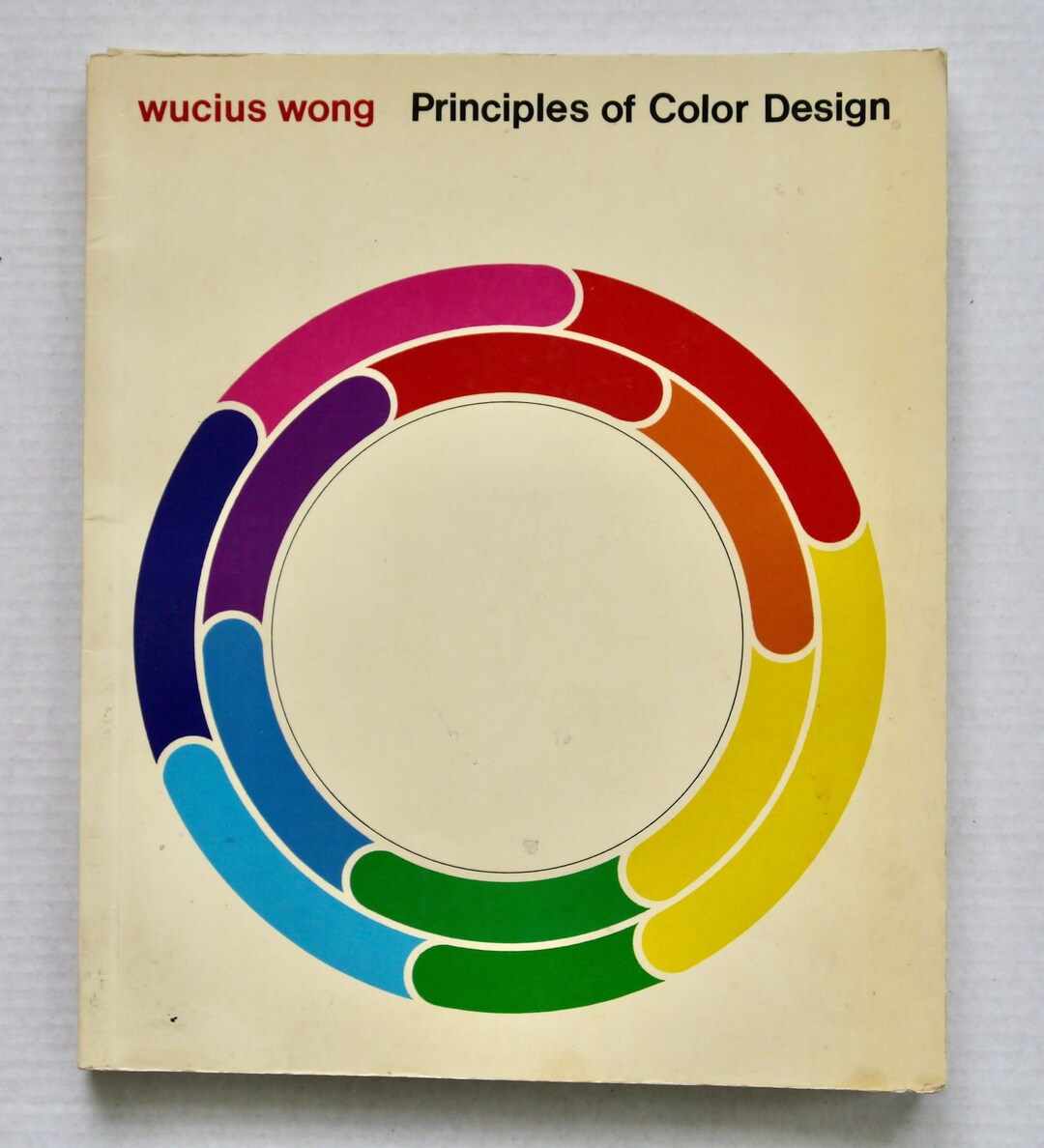 Principles of Color Design Wucius Wong 1987 Vintage Graphic Art Layout ...