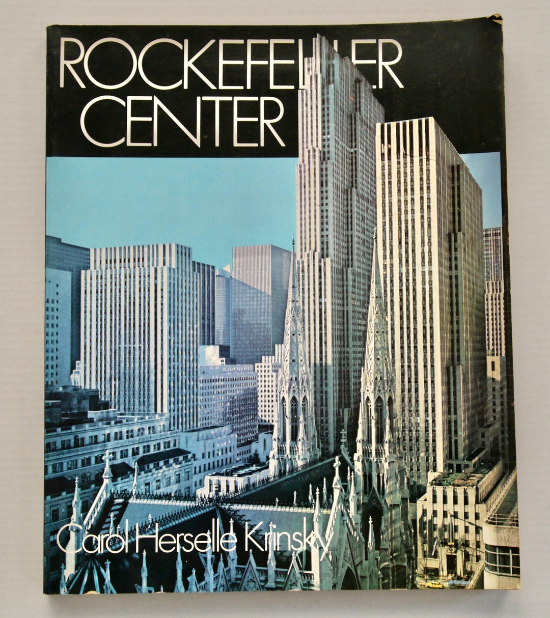 Rockefeller Center: 1978 Vintage Architecture Book, NYC Urban Planning ...