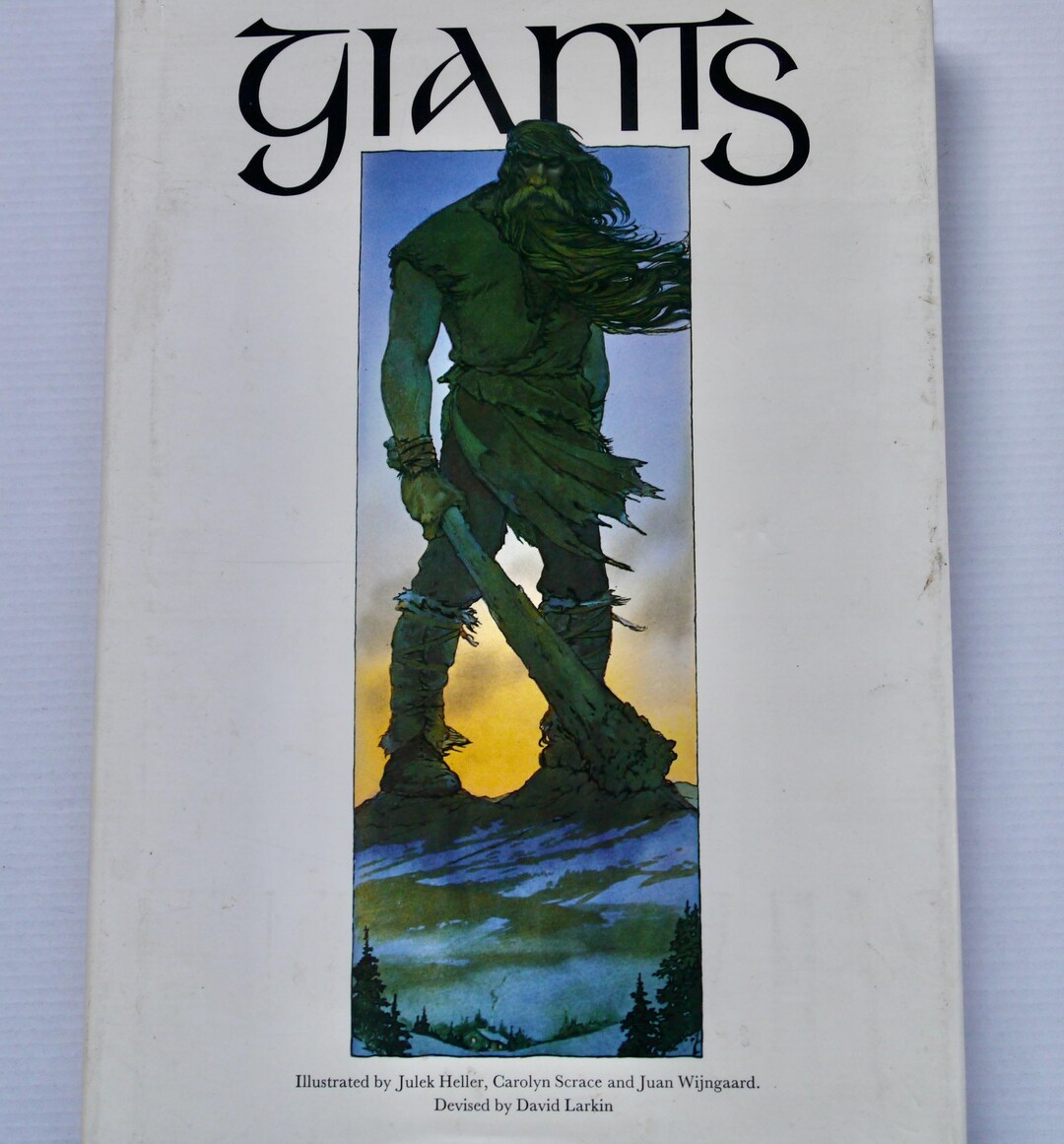 Giants David Larkin 1979 First Edition Vintage Fantasy Mythology Art ...