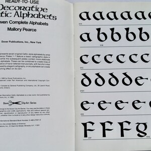 Ready-to-use Decorative Celtic Alphabets Mallory Pearce Seven Complete ...