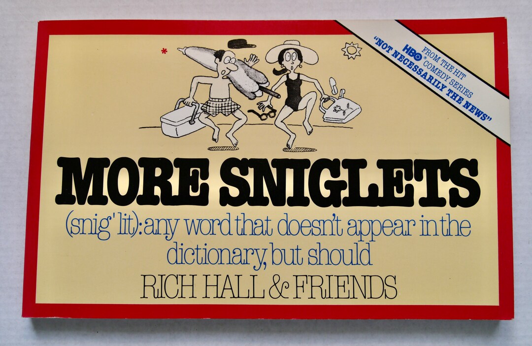 More Sniglets Rich Hall & Friends 1985 HBO Not Necessarily the - Etsy